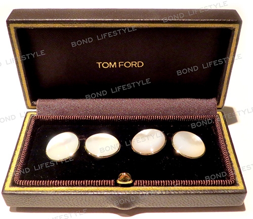 Tom Ford mother of pearl cufflinks | Bond Lifestyle