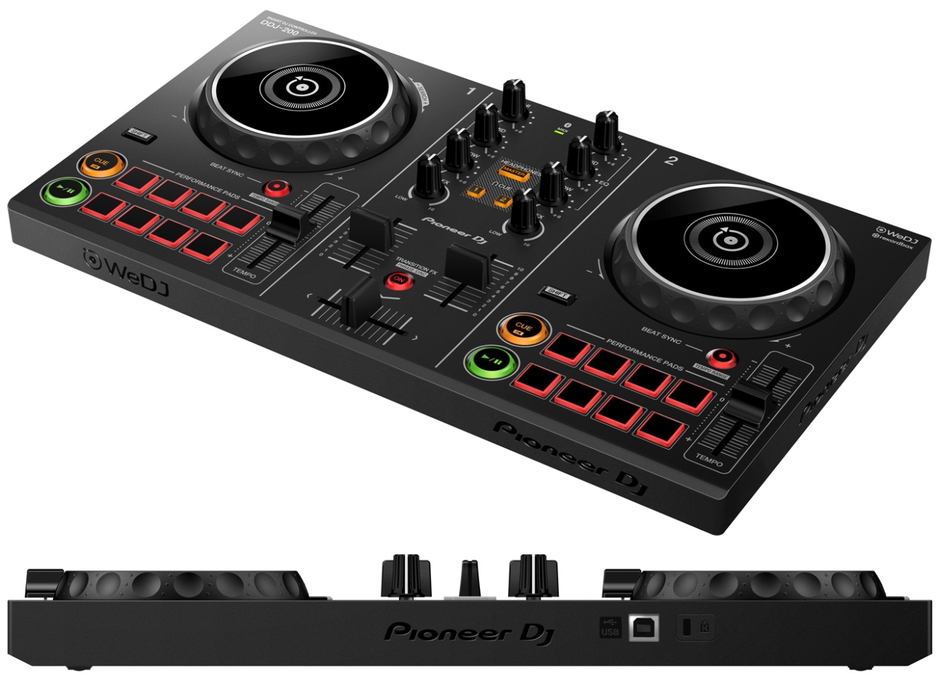 Pioneer DJ DDJ-200 2-channel Smart DJ controller | Bond Lifestyle