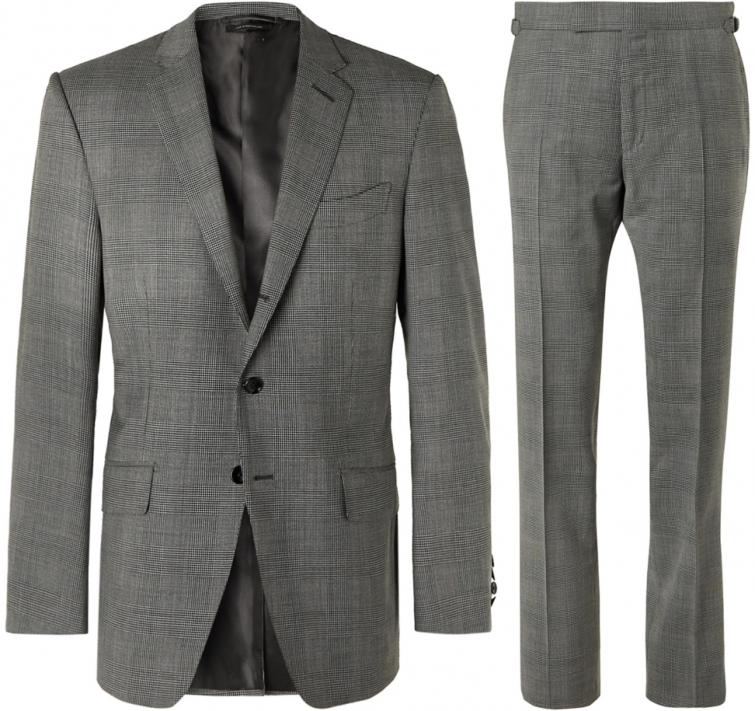 Tom Ford O'Connor Grey Prince of Wales Suit | Bond Lifestyle
