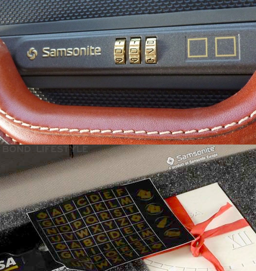 Samsonite Promotional Briefcase Tomorrow Never Dies | Bond Lifestyle
