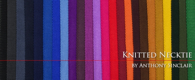Anthony Sinclair knitted ties now available | Bond Lifestyle