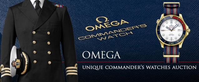Omega Commander's watch auction HP | Bond Lifestyle