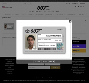 Personalised 007 ID Card | Bond Lifestyle